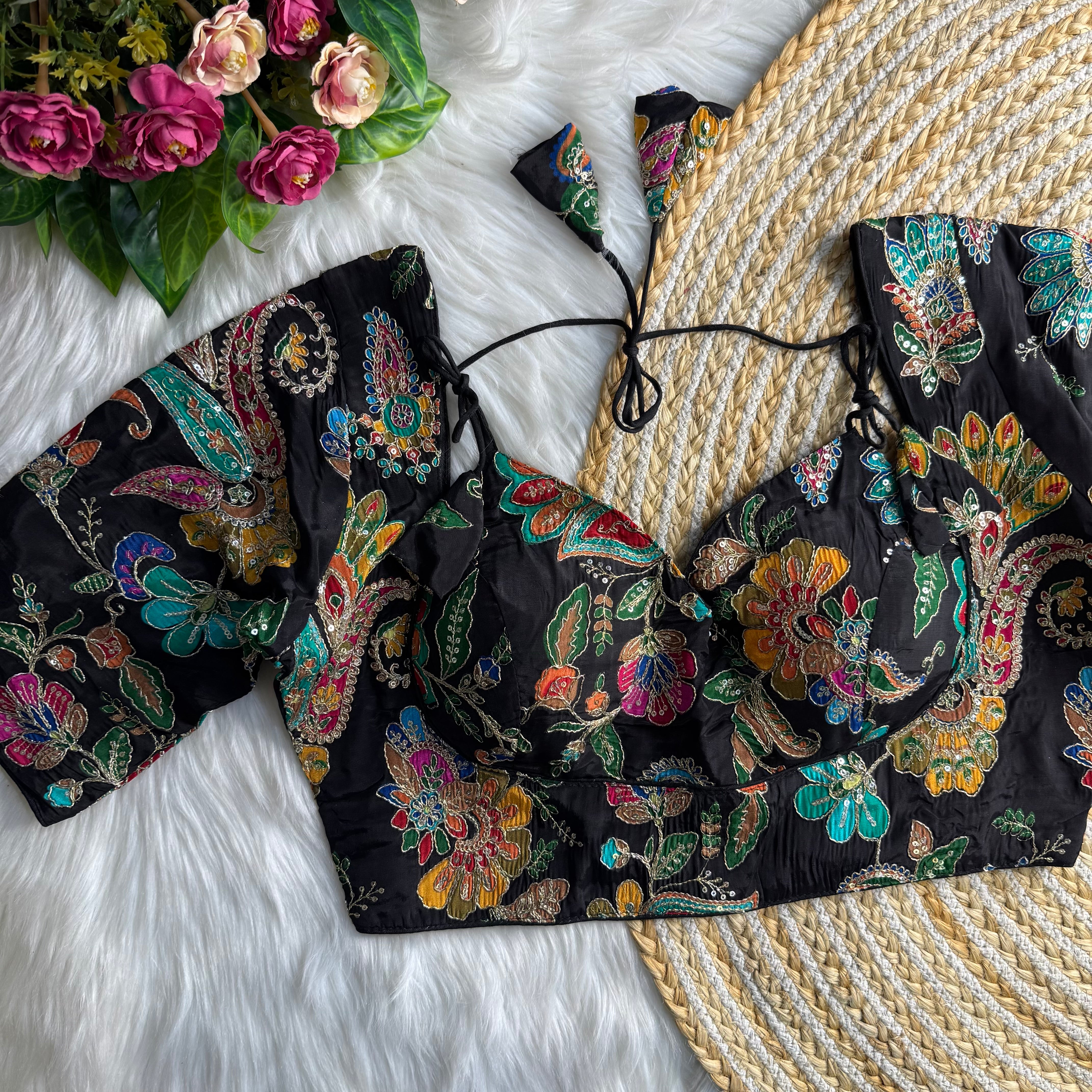 Position Print Masaba Style Beautiful Blouse – RK Blouses