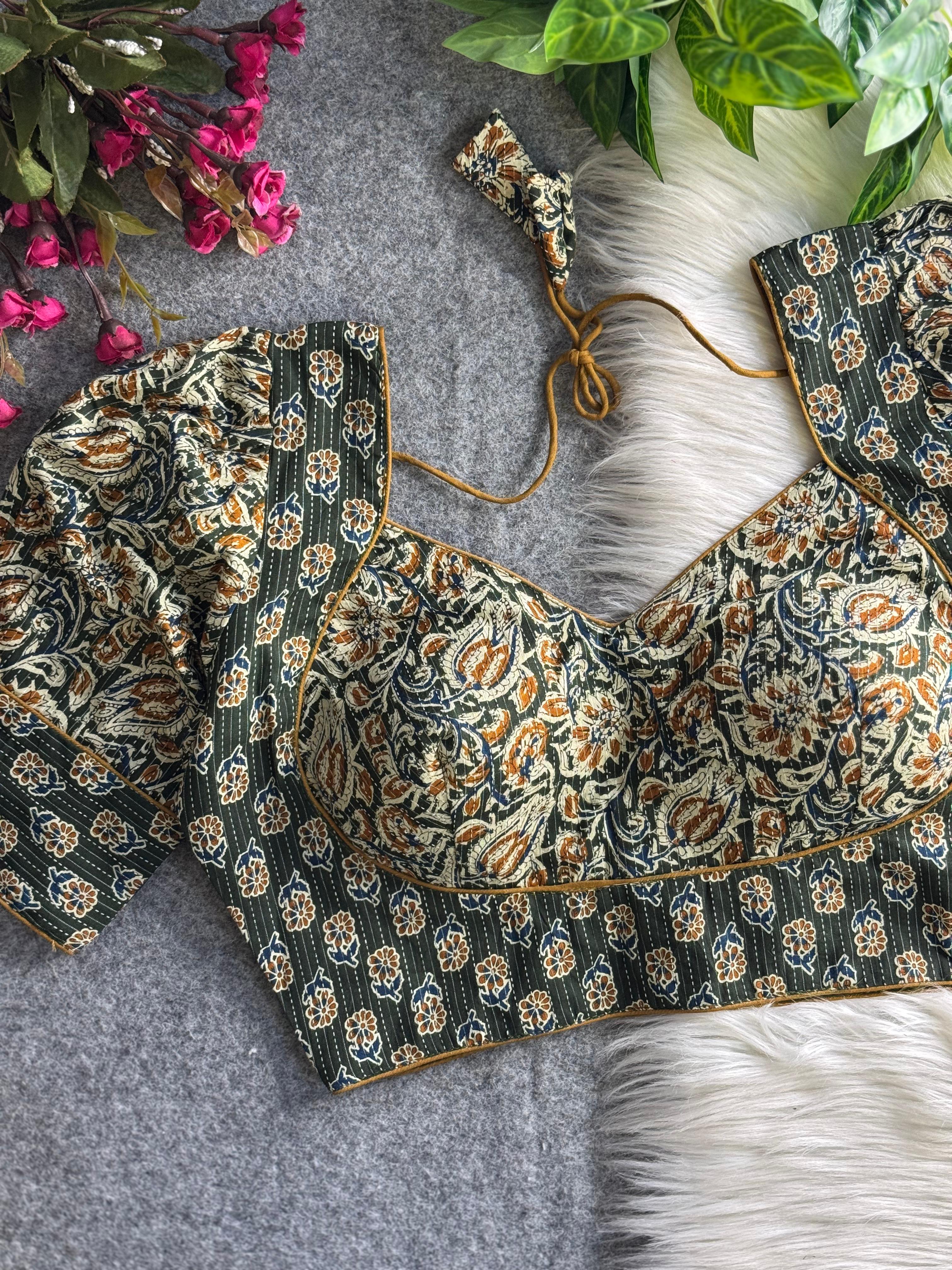 NEW SUMMER SPECIAL KATHA PRINTED PURE COTTON BLOUSES – RK Blouses