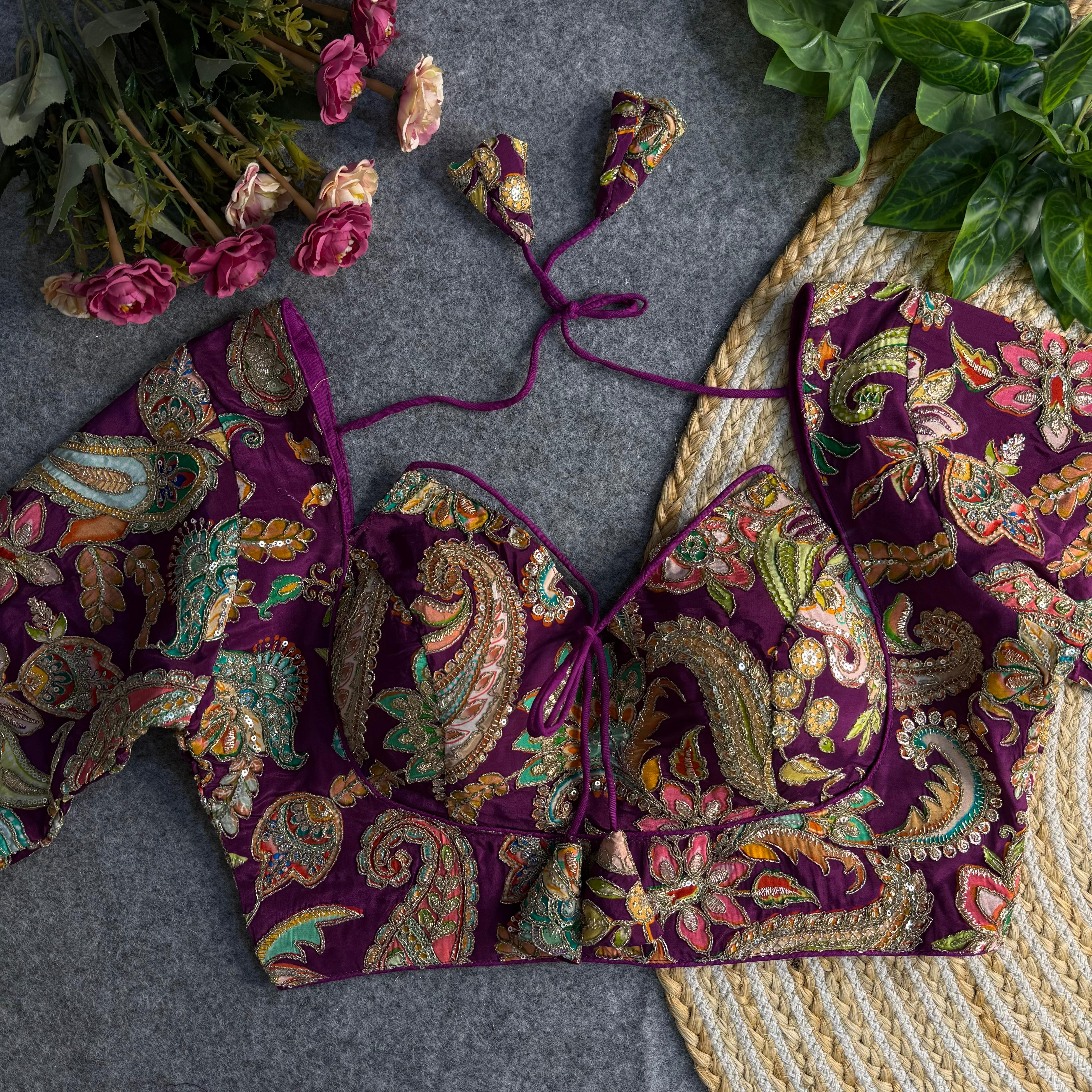 BEAUTIFUL INSPIRED MASABA STYLE BLOUSE – RK Blouses